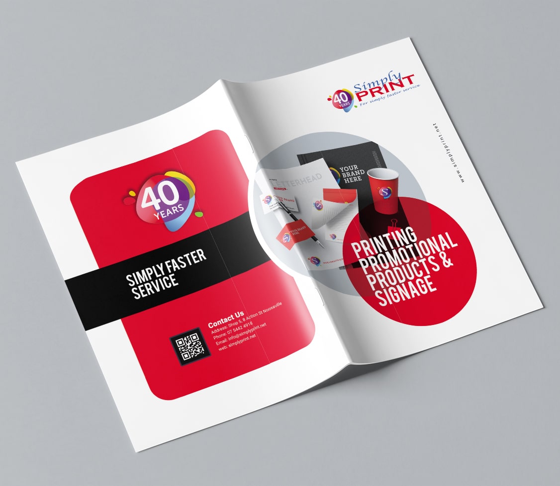 Custom Brochures and Booklets Printing | Simply Print