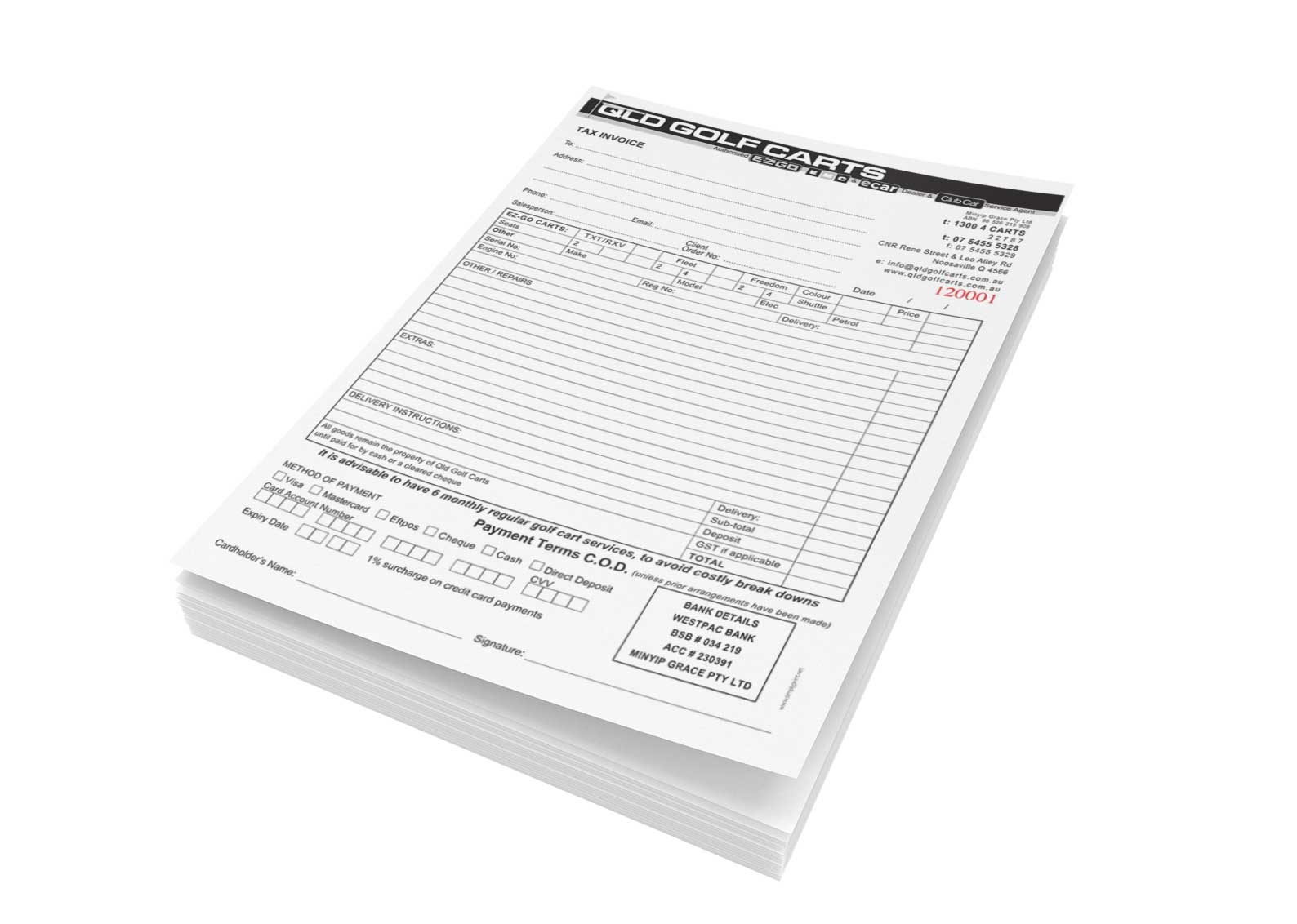 Invoices, Dockets and Tickets Printing | Simply Print